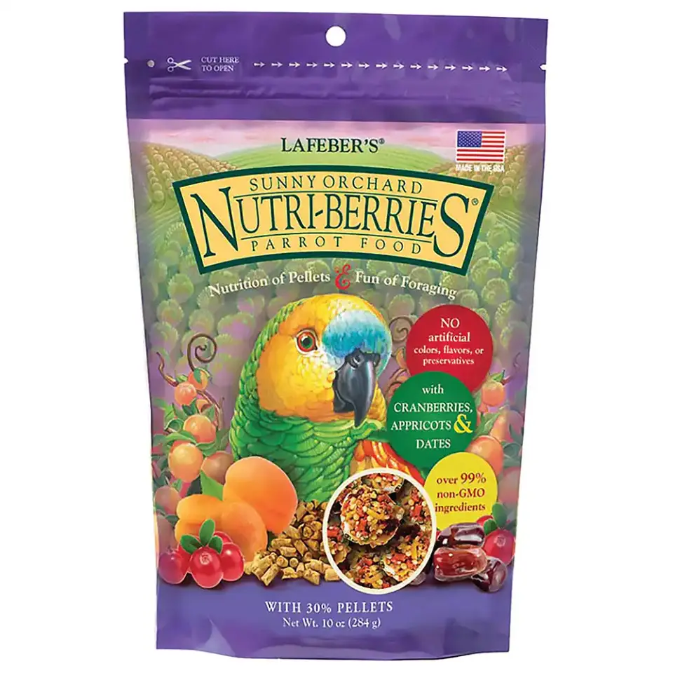 Lafeber NutriBerries Sunny Orchard 284g Complete Parrot Food - African ...