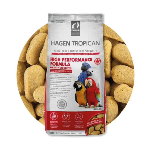 Hari Hagen Tropican High Performance Parrot Biscuits – 680g - African ...